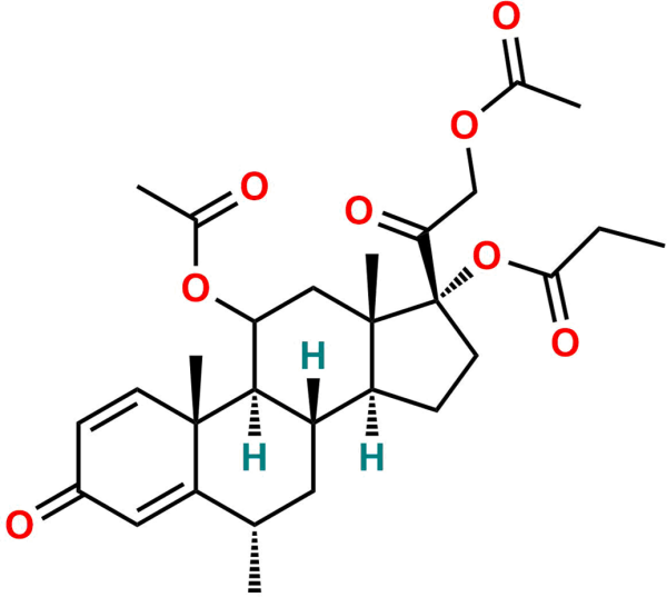 METHYLPREDNISOLONE-17-PROPIONATE-11, 21 DIACETATE